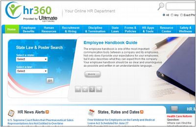 HR360 and Ultimate Software delivers comprehensive online HR and ...